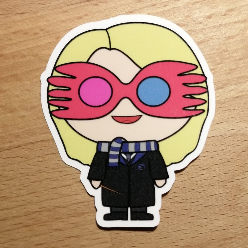 Luna Lovegood Vinyl Sticker Harry Potter Decal for Laptop, Desk ...
