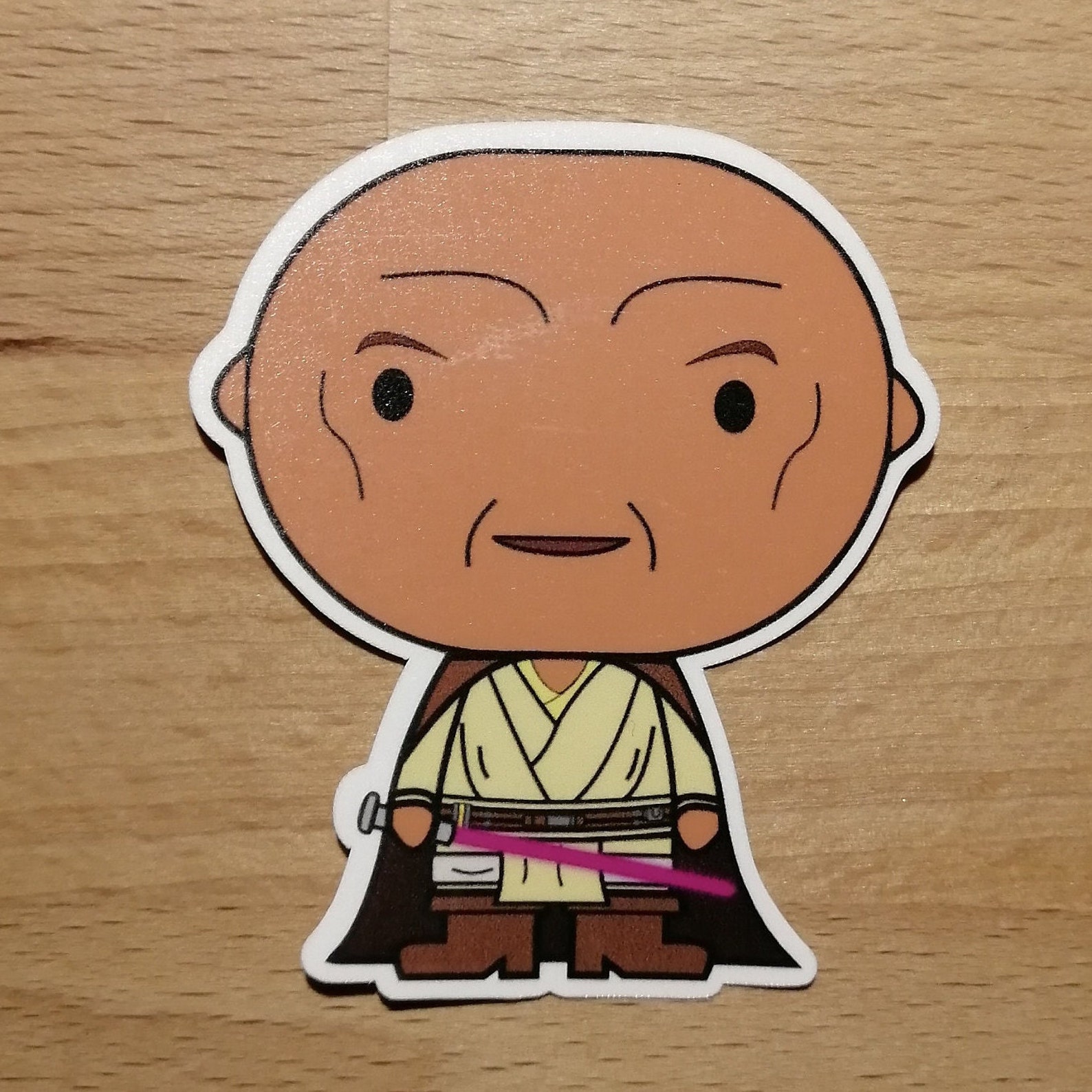 Mace Windu Vinyl Sticker Star Wars Decal for Laptop, Desk, Planner ...