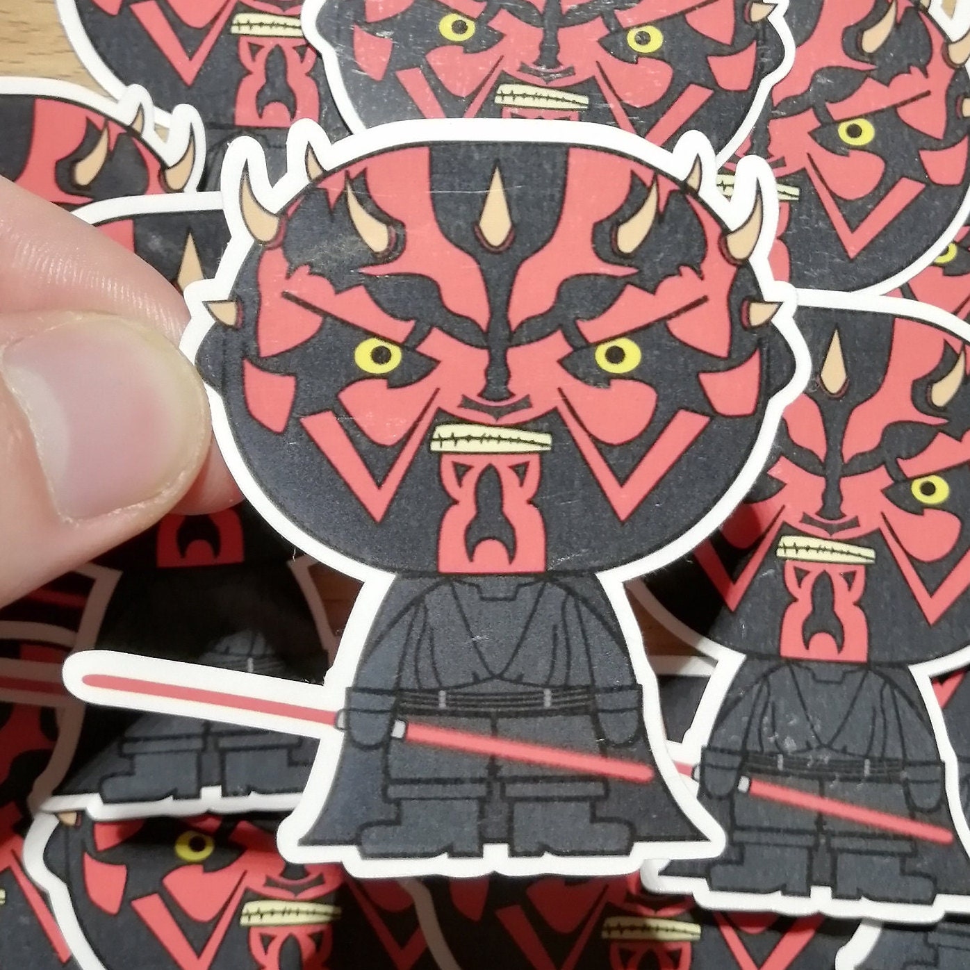 Darth Maul Vinyl Sticker Star Wars Decal for Laptop, Desk, Planner ...