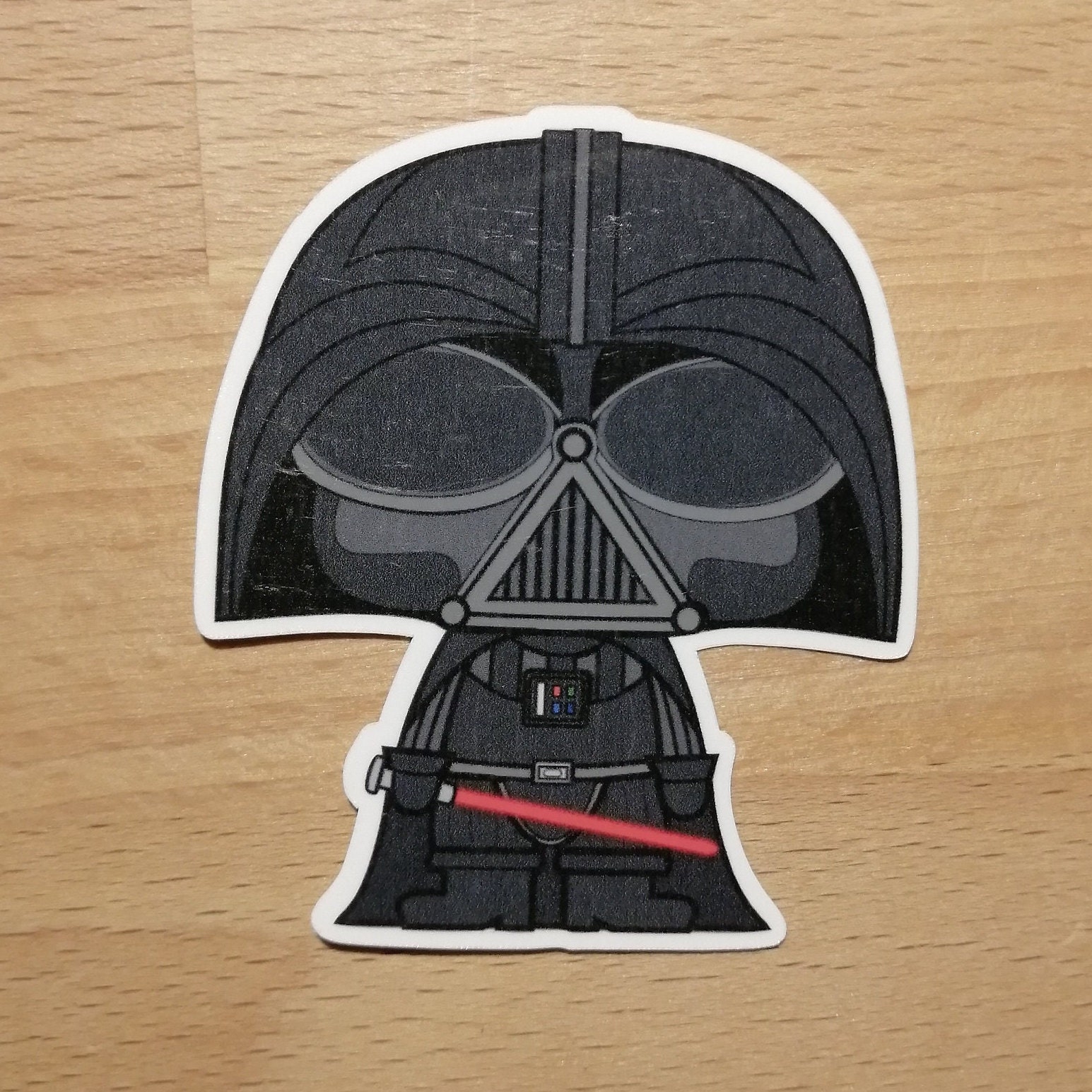 Darth Vader Vinyl Sticker Star Wars Decal for Laptop Desk - Etsy