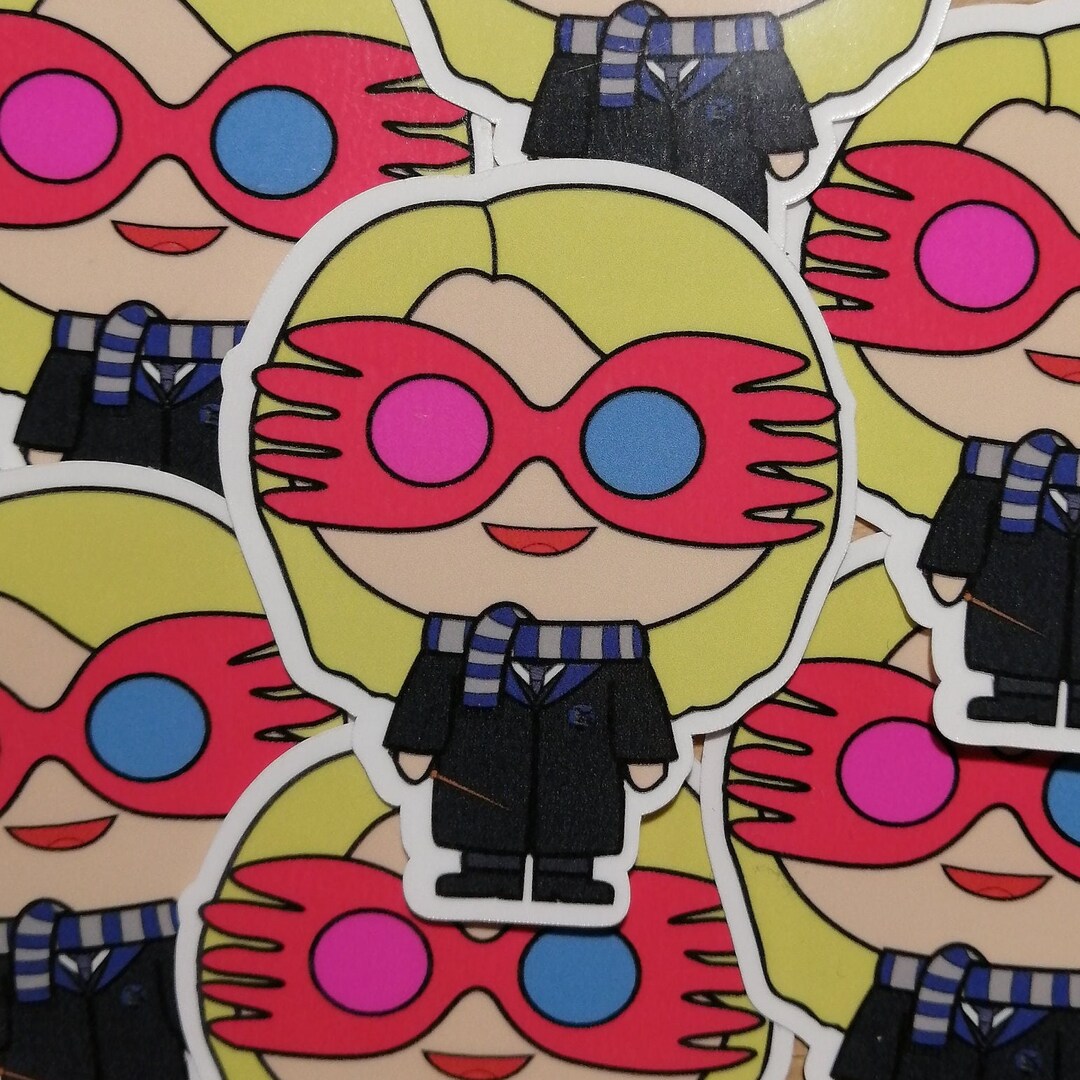 Luna Lovegood Vinyl Sticker Harry Potter Decal for Laptop, Desk ...