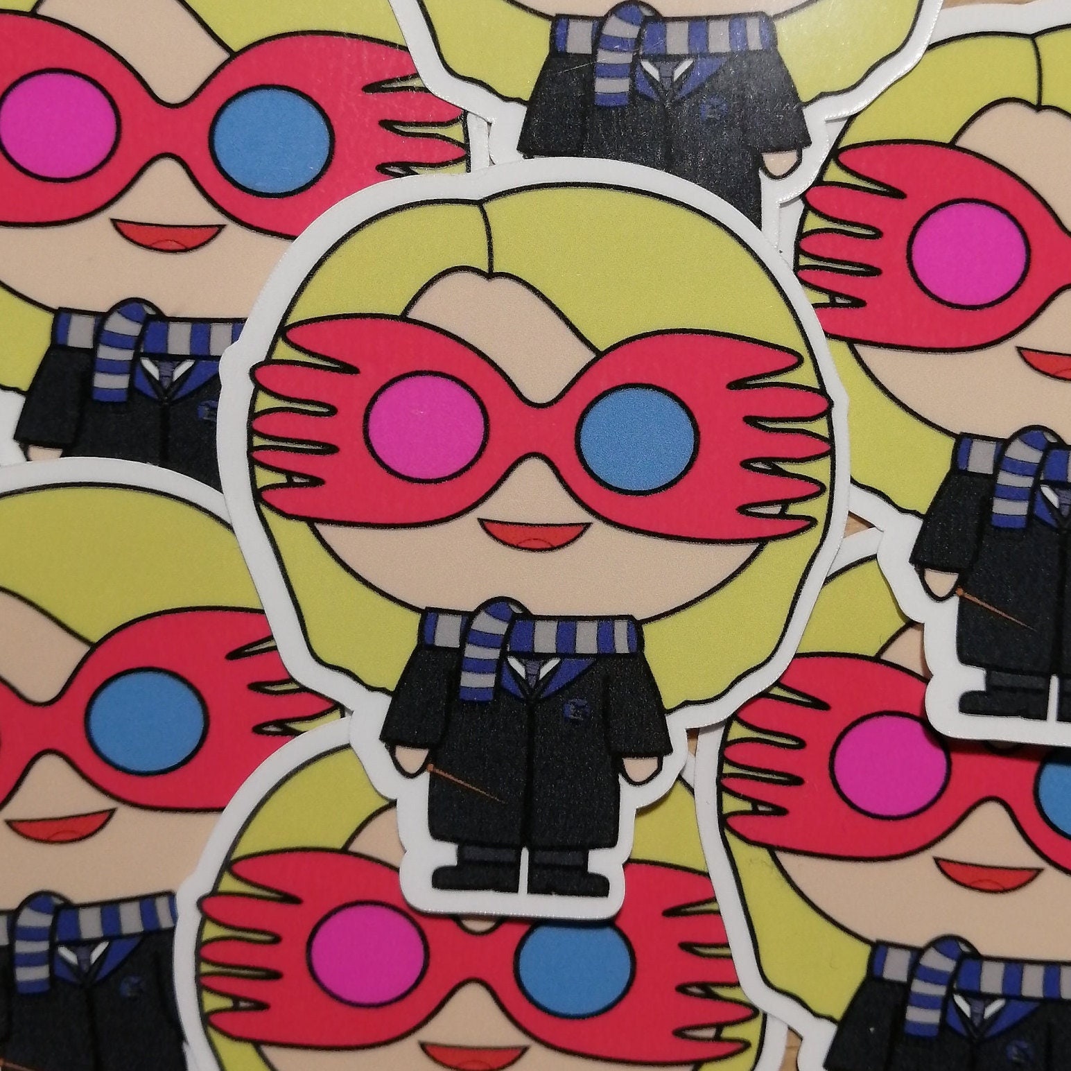 Luna Lovegood Vinyl Sticker Harry Potter Decal for Laptop, Desk ...