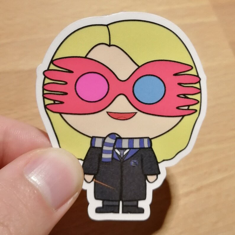Luna Lovegood Vinyl Sticker Harry Potter Decal for Laptop, Desk ...