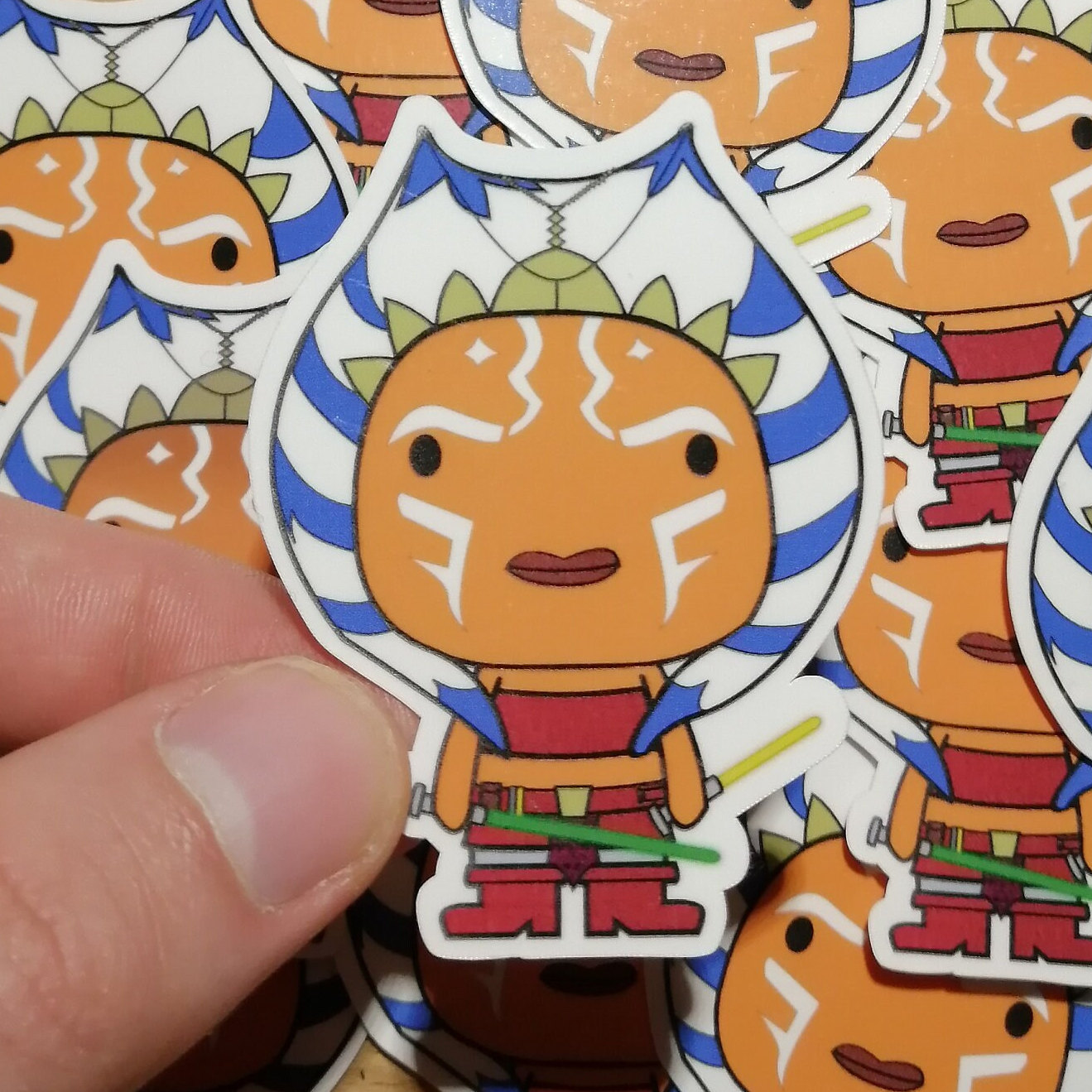 Ahsoka Tano Vinyl Sticker Star Wars Decal for Laptop Desk - Etsy