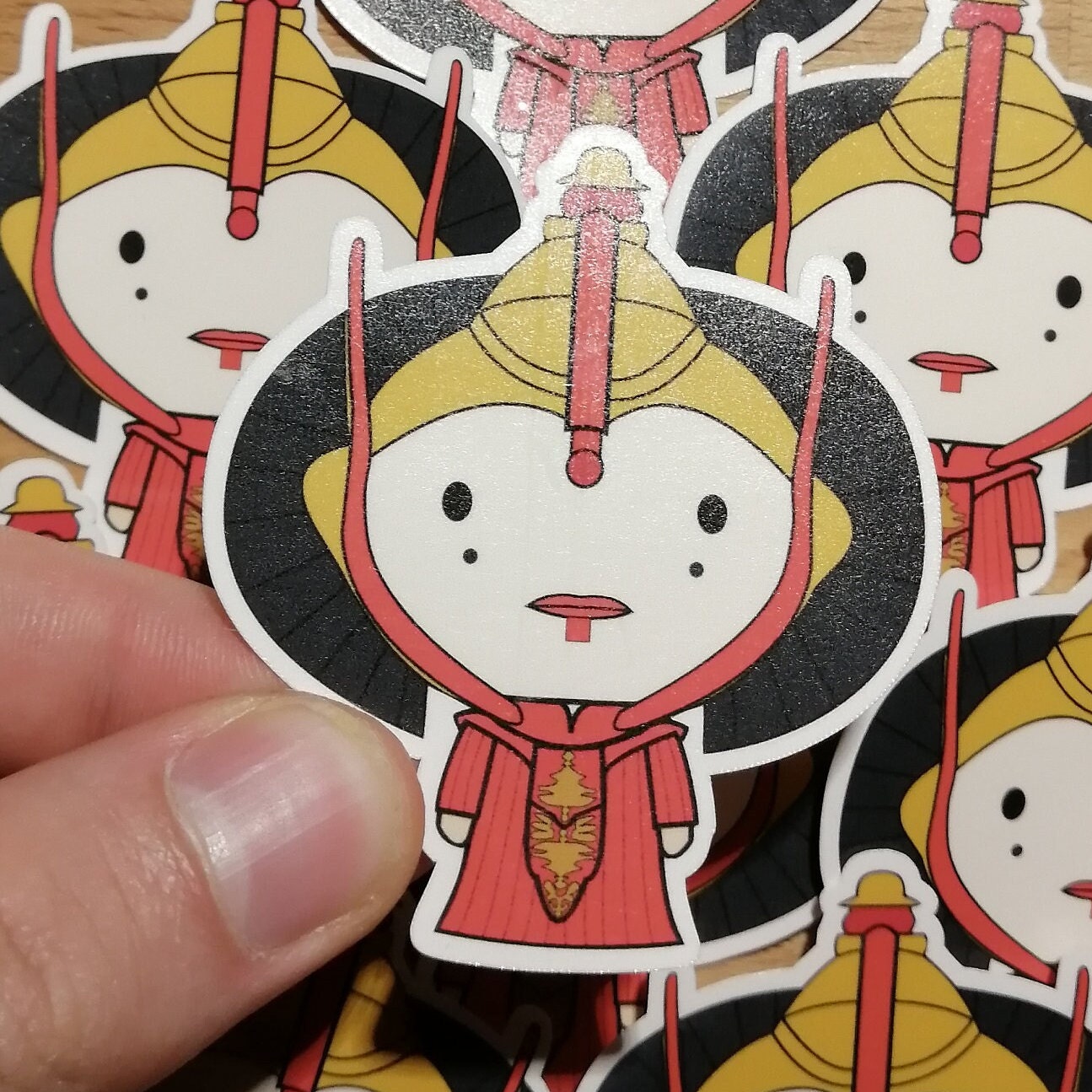 Padme Amidala Vinyl Sticker - Star Wars Decal for Laptop, Desk, Planner ...