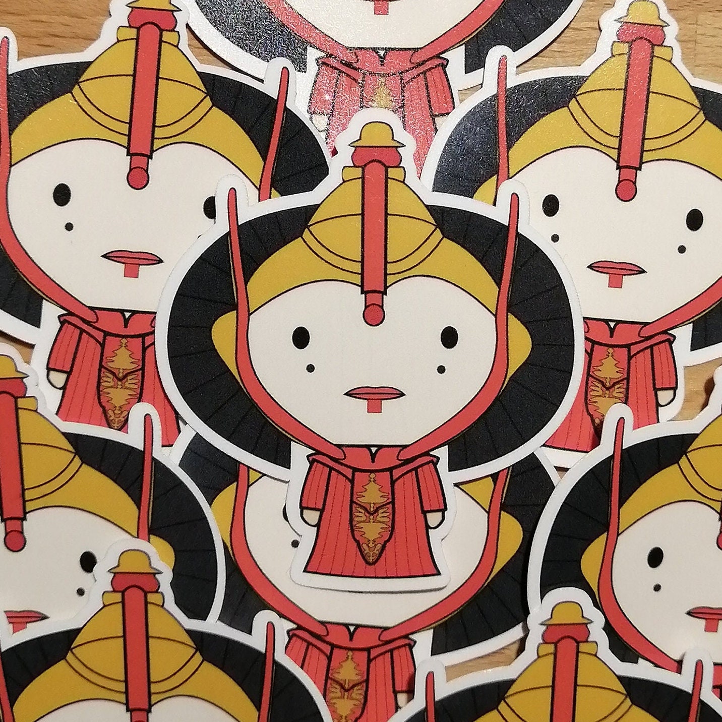 Padme Amidala Vinyl Sticker - Star Wars Decal for Laptop, Desk, Planner ...