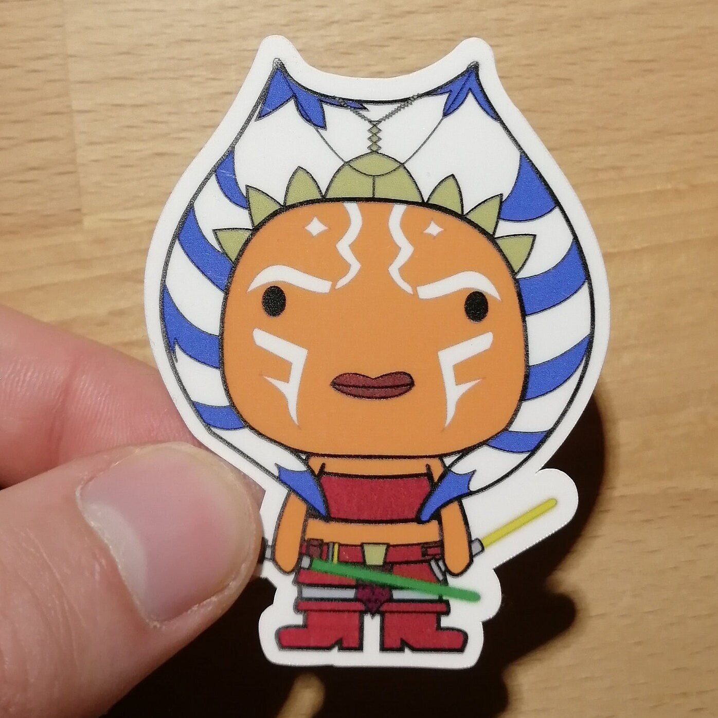 Ahsoka Tano Vinyl Sticker Star Wars Decal for Laptop Desk - Etsy