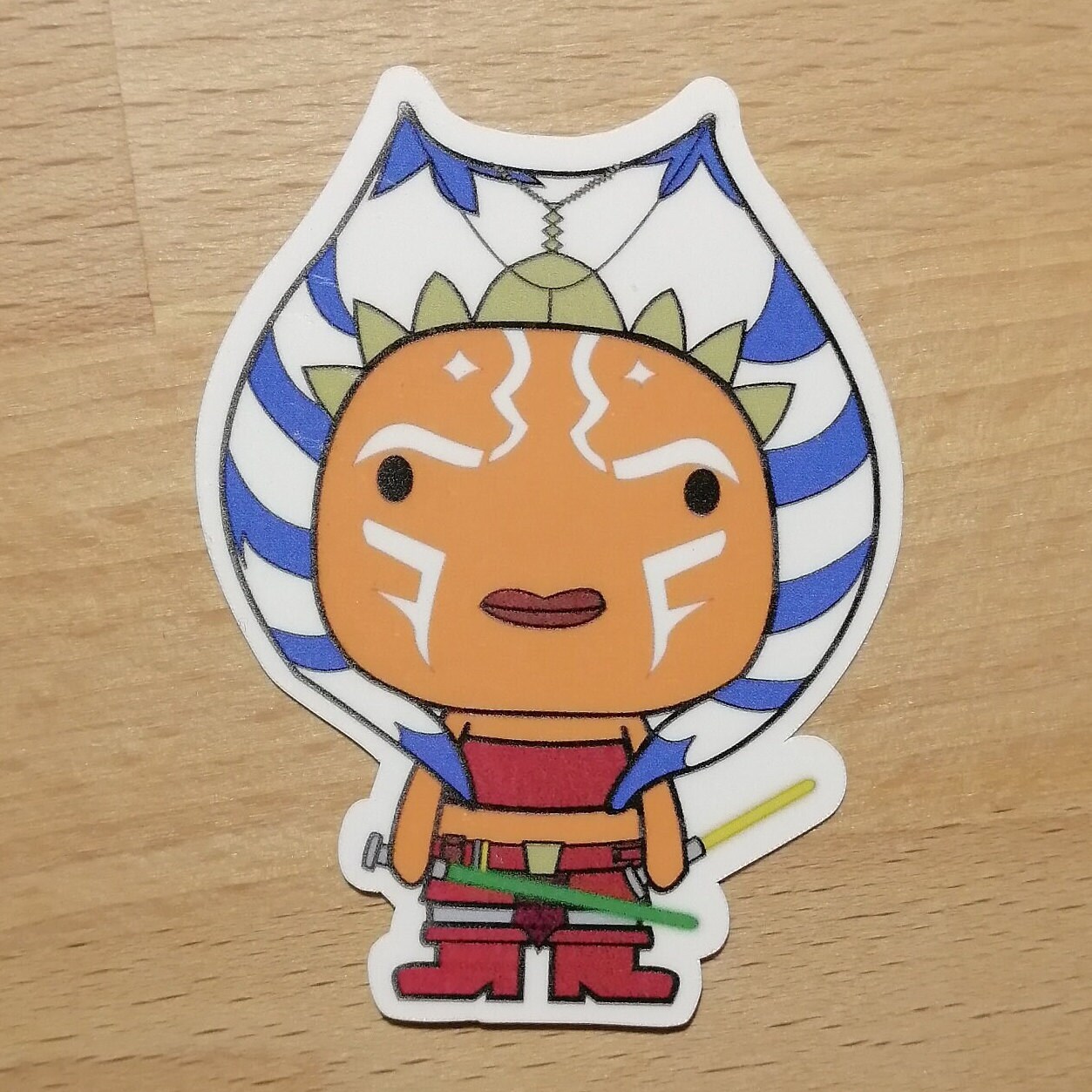 Ahsoka Tano Vinyl Sticker Star Wars Decal for Laptop Desk - Etsy