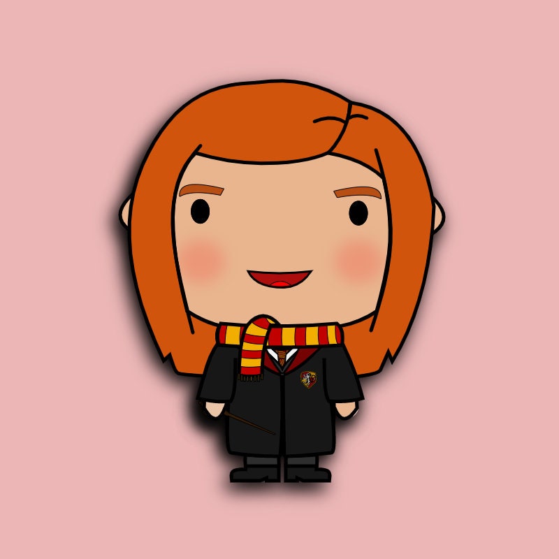 Ginny Weasley Vinyl Sticker Harry Potter Decal for Laptop - Etsy