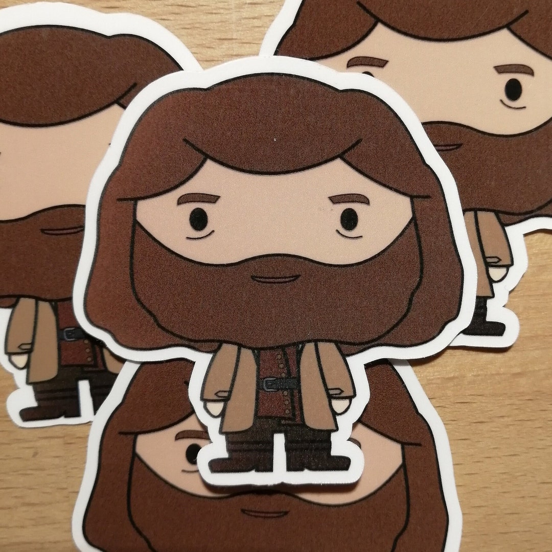 Rubeus Hagrid Vinyl Sticker Harry Potter Decal for Laptop, Desk ...