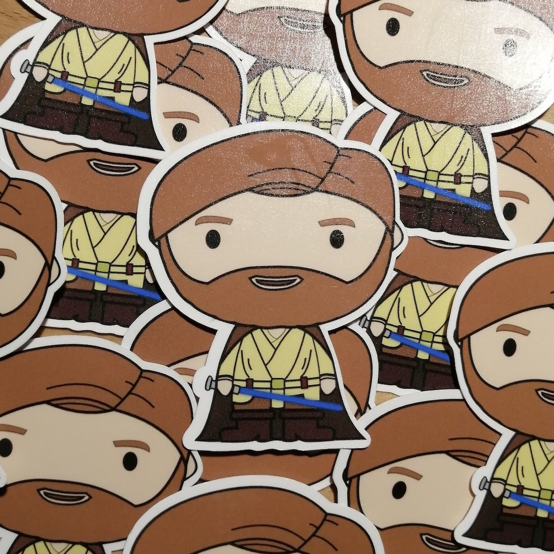 Obi-wan Kenobi Vinyl Sticker Star Wars Decal for Laptop, Desk, Planner ...