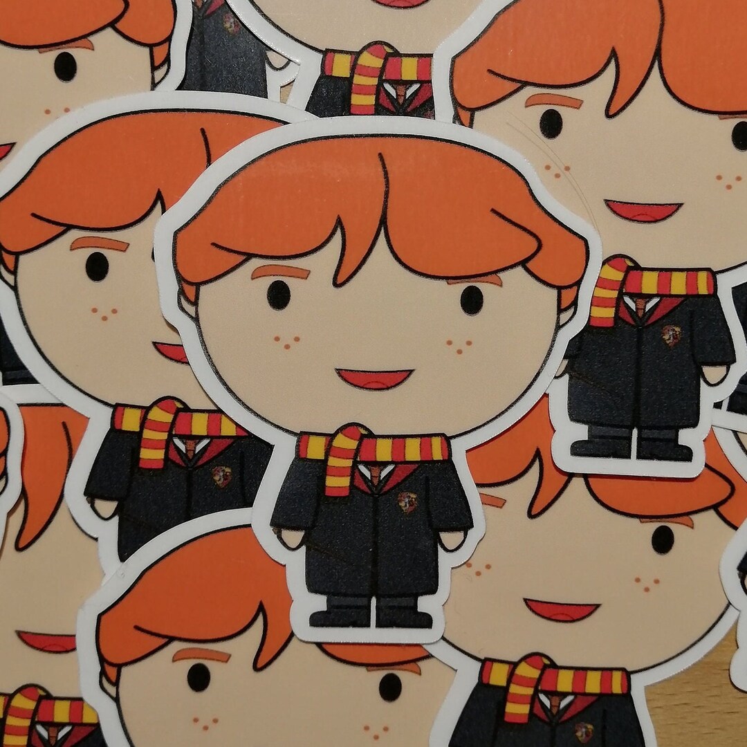 Ronald Weasley Vinyl Sticker - Harry Potter Decal for Laptop, Desk ...