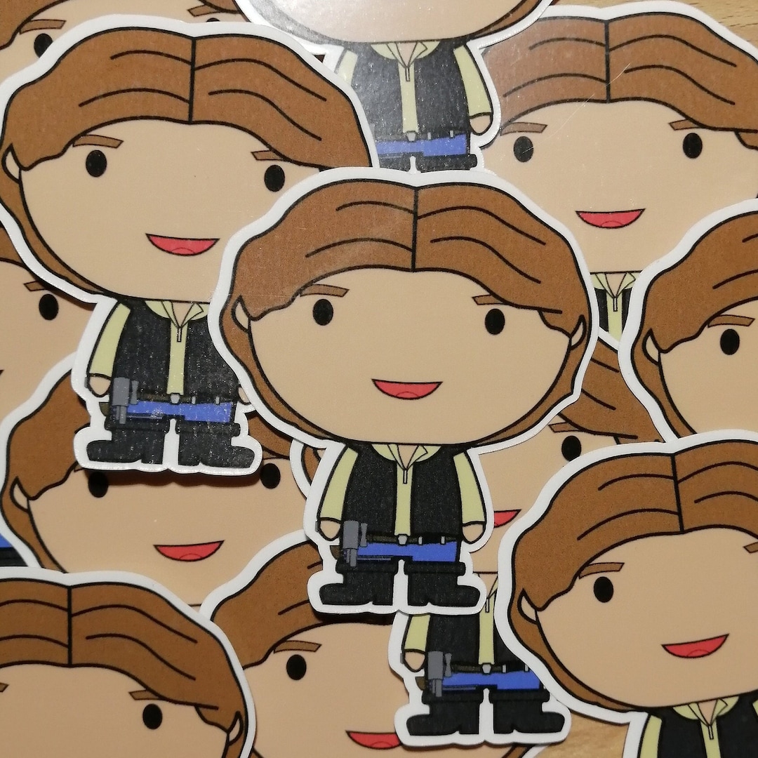 Han Solo Vinyl Sticker Star Wars Decal for Laptop, Desk, Planner ...