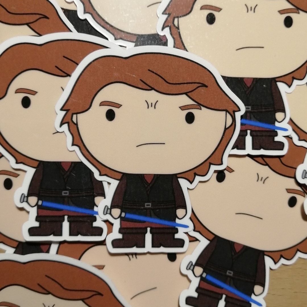 Anakin Skywalker Vinyl Sticker - Star Wars Decal for Laptop, Desk ...