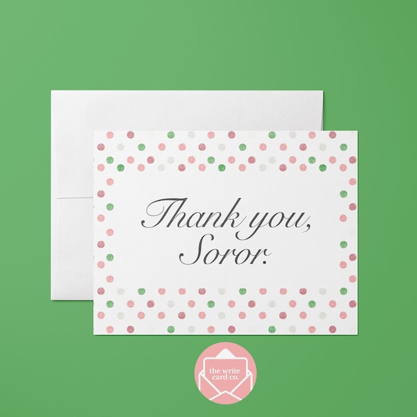 Alpha Kappa Alpha Thank You Cards - Etsy