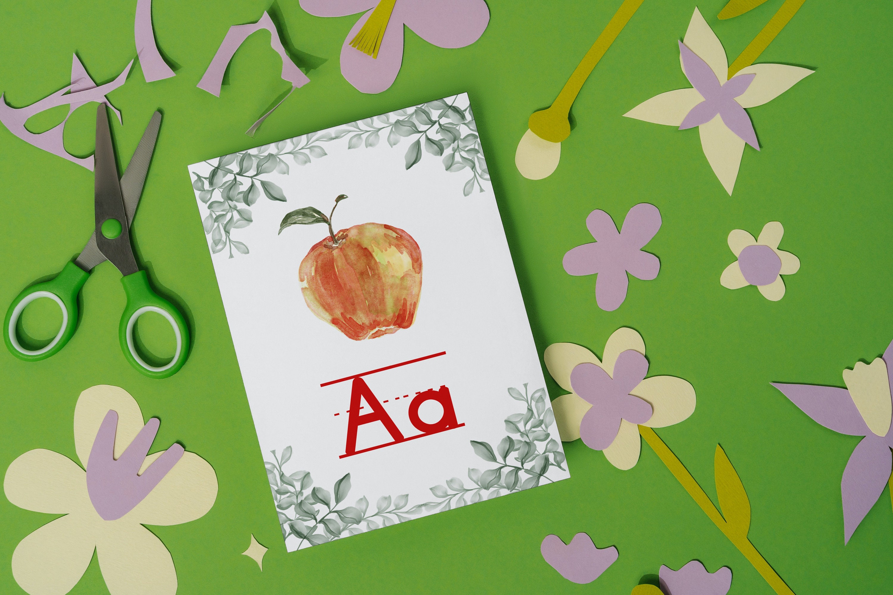 Tarjetas didácticas del alfabeto - Etsy México