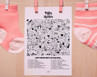 I Spy Baby Shower - Etsy