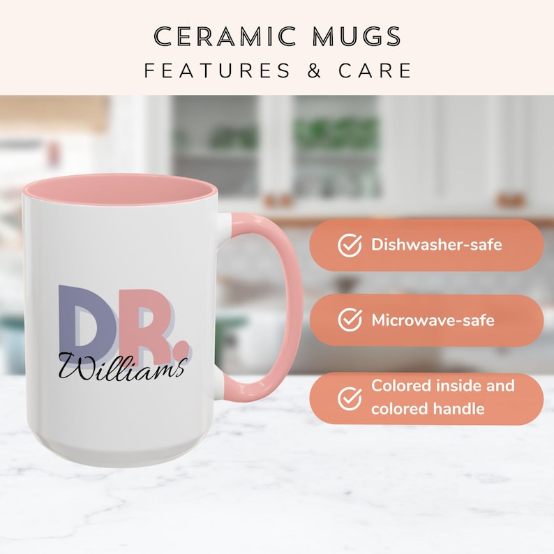 Custom Doctor Mug, Medical School Graduation Gift Idea, Personalized Dr ...