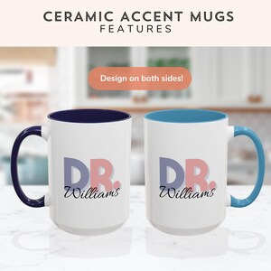 Custom Doctor Mug, Medical School Graduation Gift Idea, Personalized Dr ...