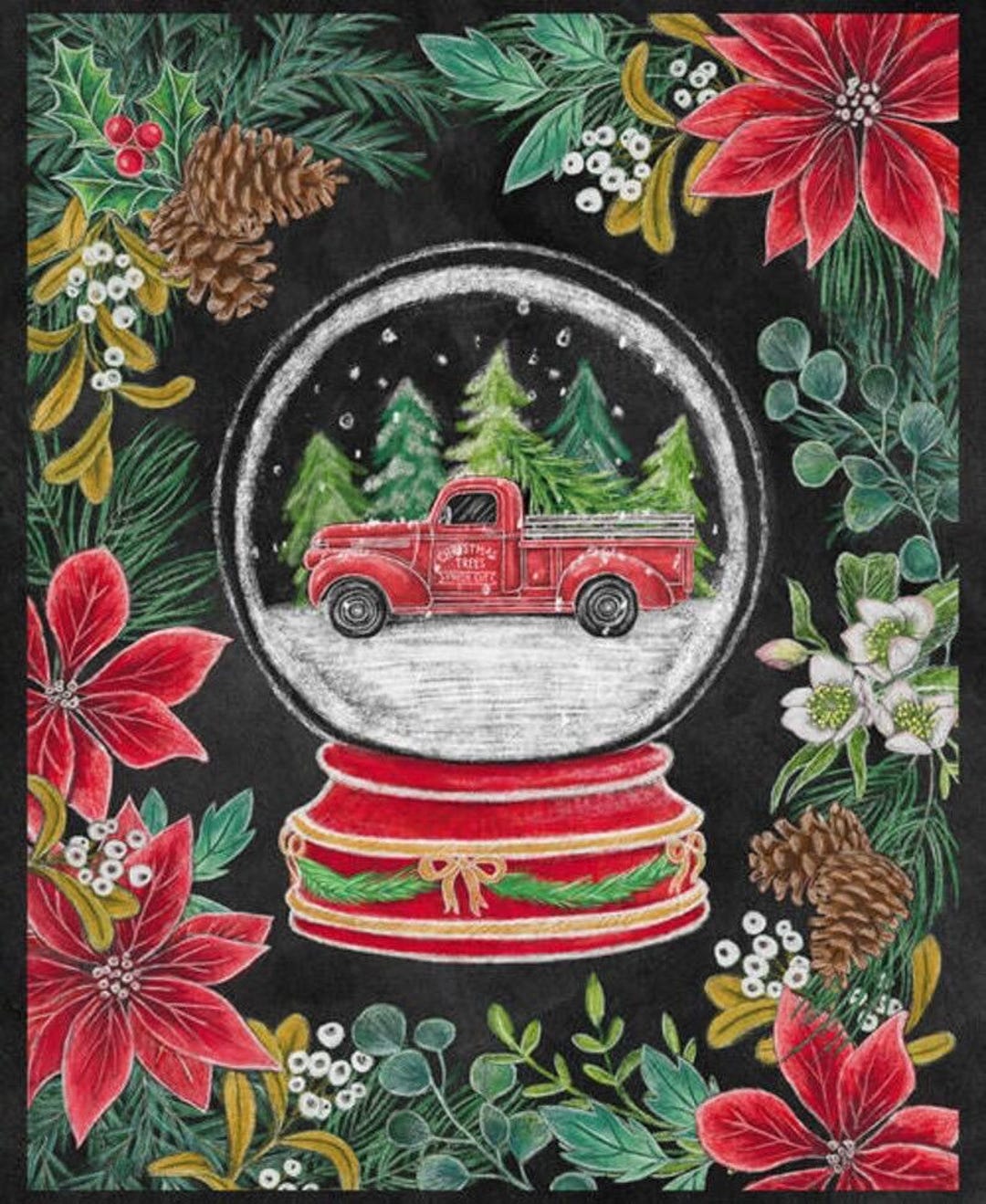 Mistletoe Magic Panel Quilt Kit - Etsy