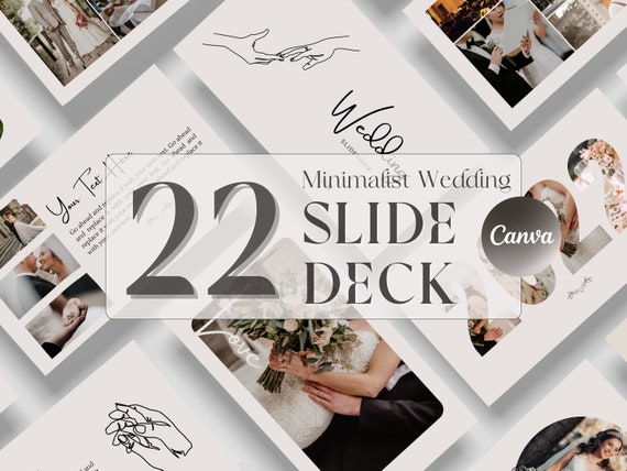 Wedding Slideshow Wedding Anniversary Slides Canva Template - Etsy