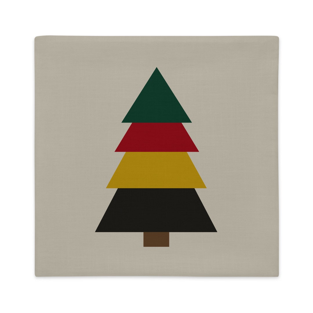 Trapper Stripe Christmas Tree Premium Pillow Case - Etsy