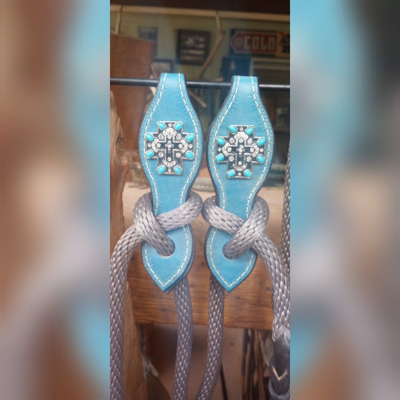 Turquoise Mecate Reins - Etsy