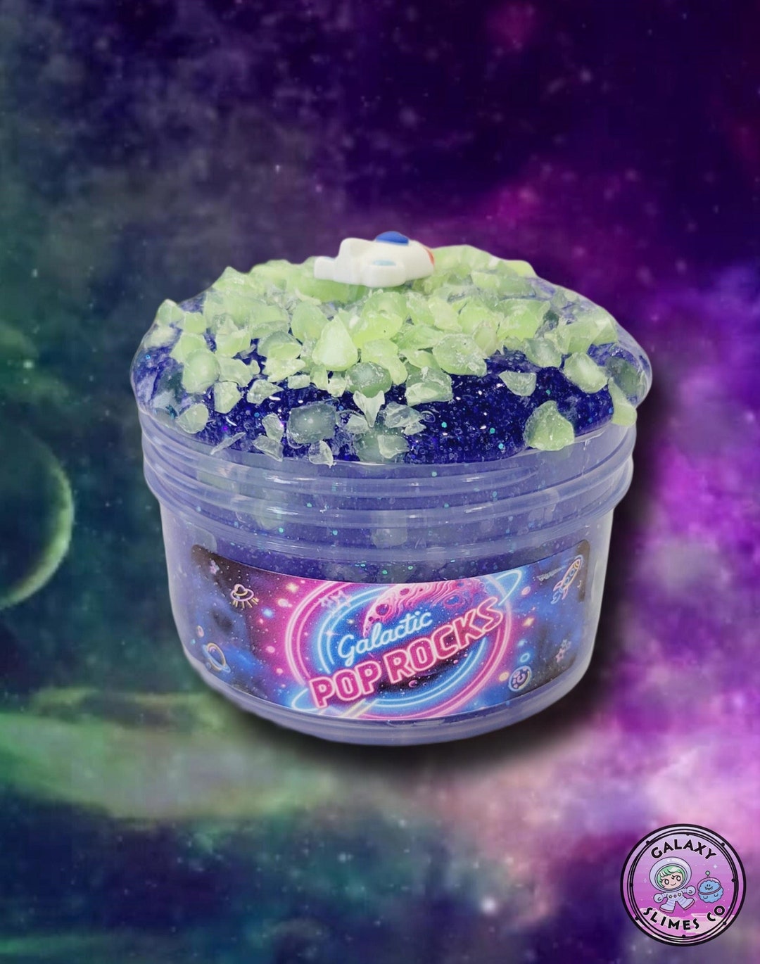 GALACTIC POP ROCKS - Crunchy Slime-rock Slime-asmr-fun Slime-galaxy ...