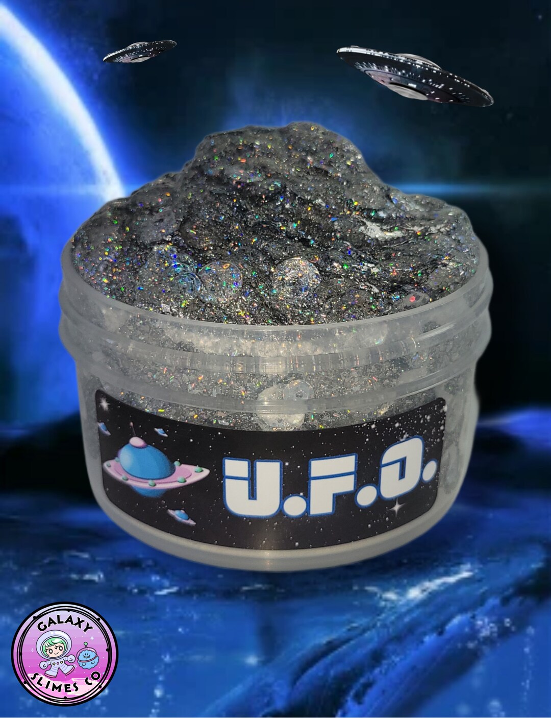 U.F.O. - Crunchy Slime-asmr-fun Slime-galaxy Slimes Co-free Extras ...