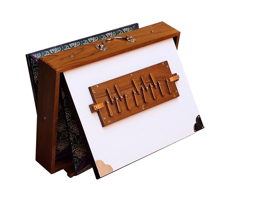 Shruti Box Big Size 16 X 12 X 3, 13 Notes C TO C, Tuned to 440 Hz ...