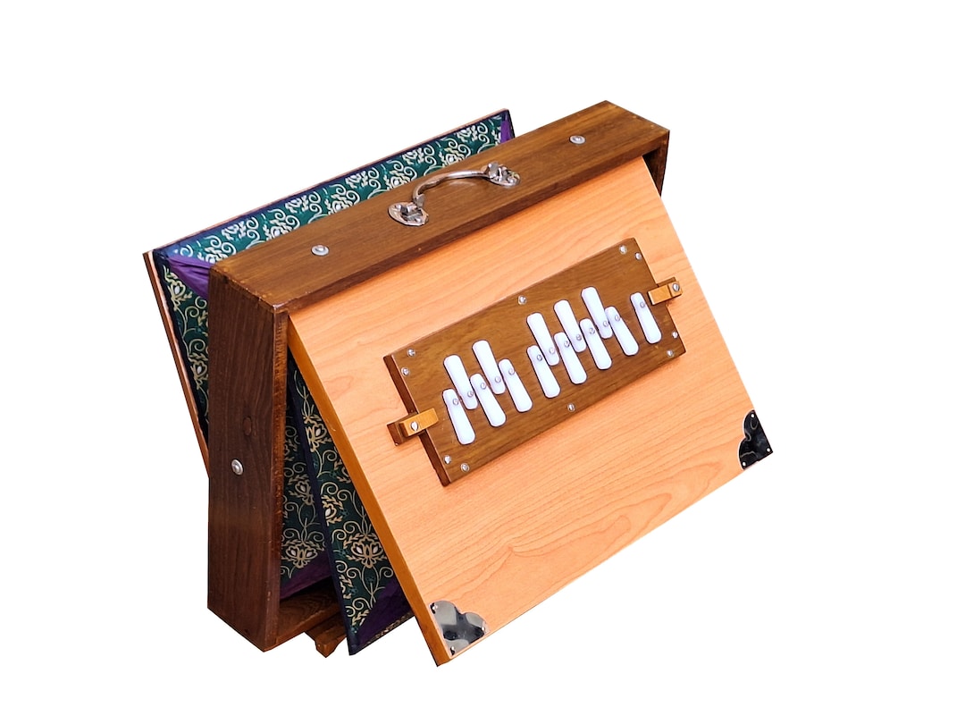 Shruti Box Big Size 16 X 12 X 3, 13 Notes C TO C, Tuned to 440 Hz, With ...