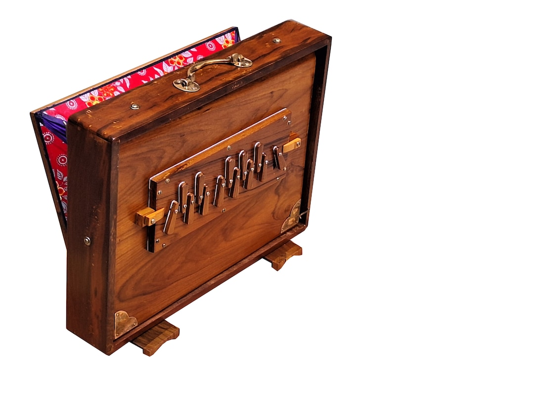 Teak Wood Shruti Box, 13 Notes, Tuned to 440hz, Yoga, Meditation - Etsy