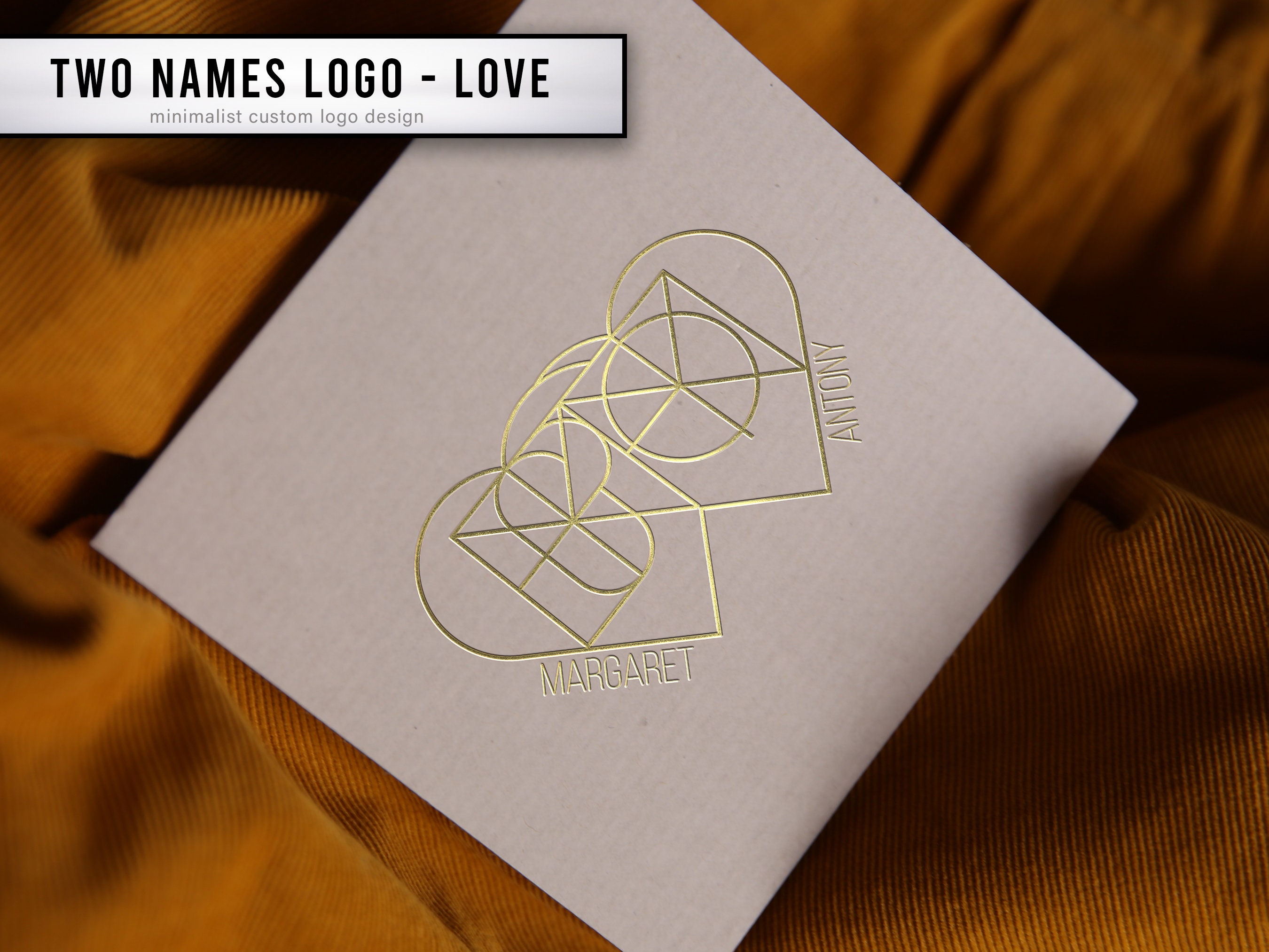 Two Names Logo Design Love Logo Tattoo Logo Design Names - Etsy UK