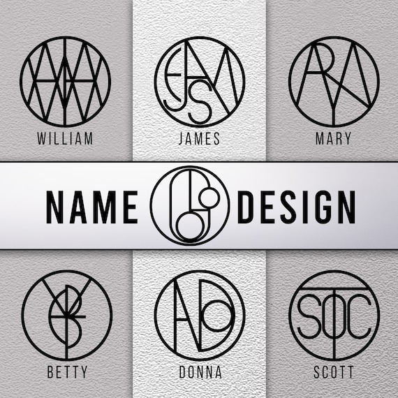 Custom Name Logo Design Minimalist Logo Logo Design | Etsy