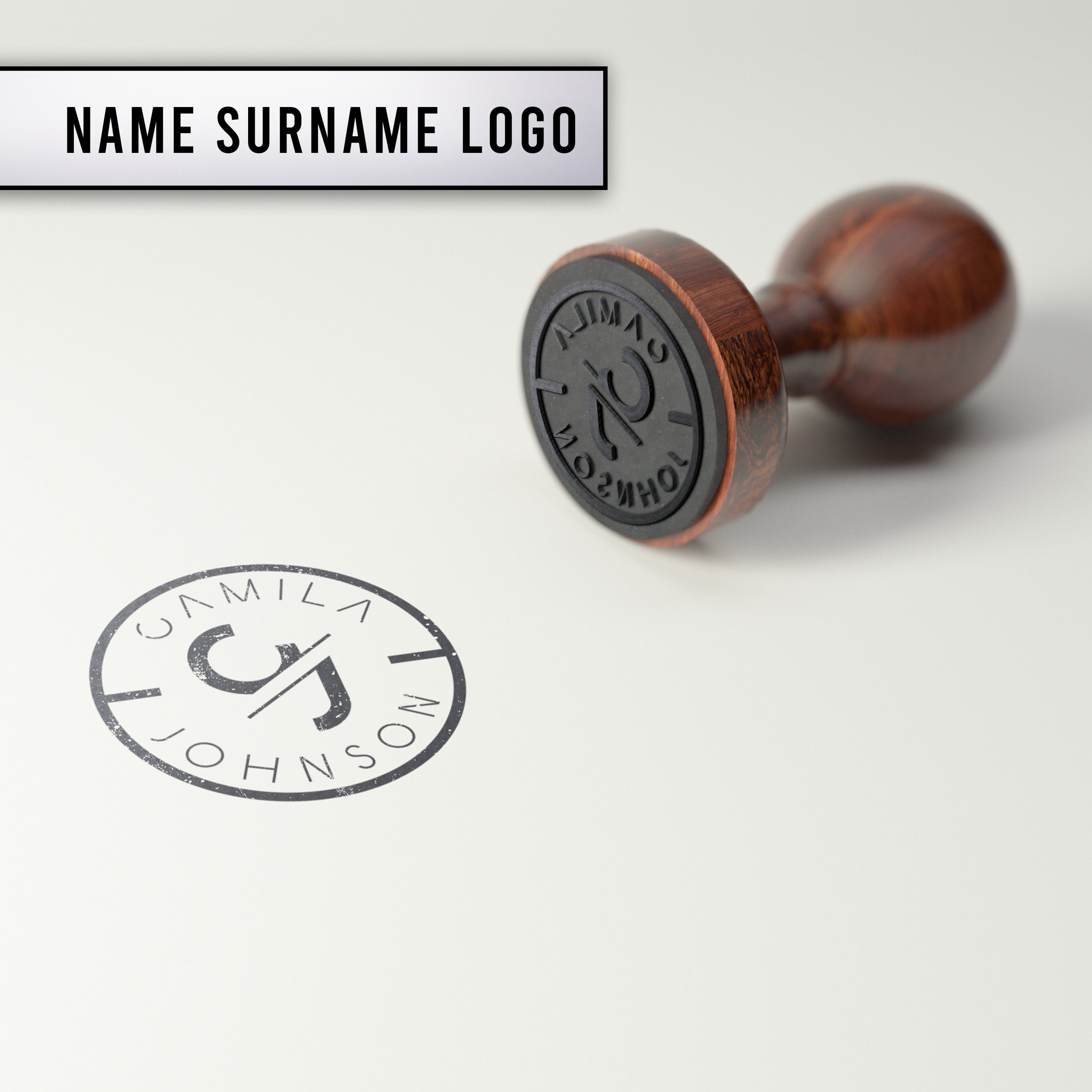 Custom Name Logo Design Name Surname Logo Minimalist Logo - Etsy