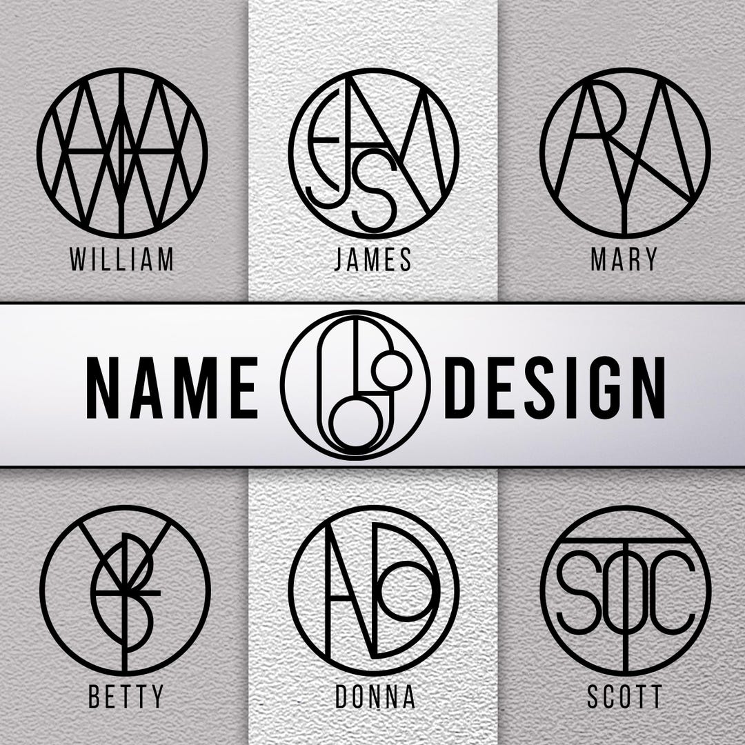 Custom Name Logo Design, Minimalist Logo, Name Logo SVG, Personalized ...