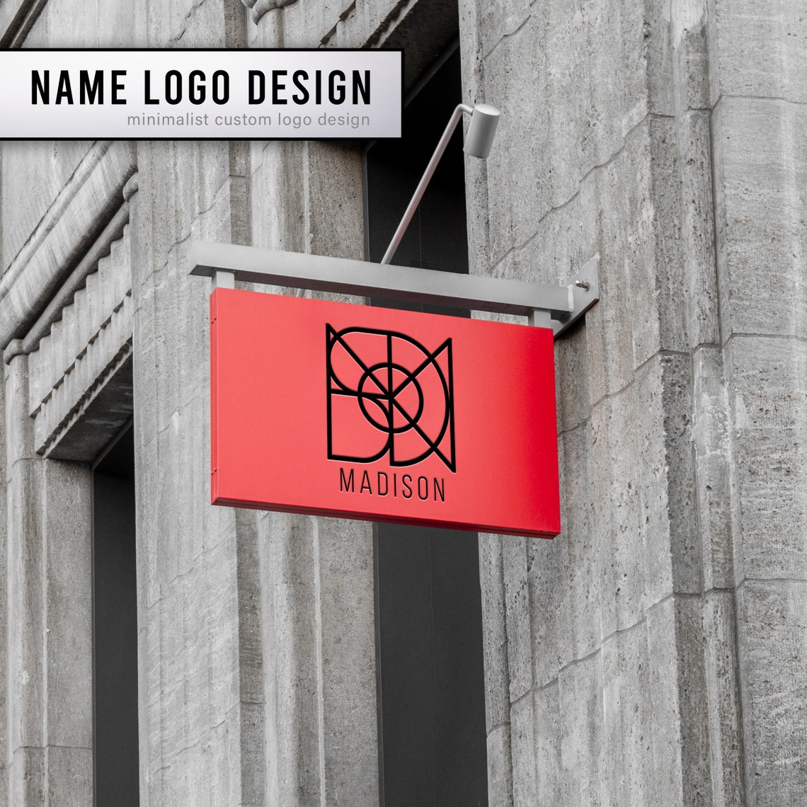 Custom Name Logo Design Minimalist Logo Name Logo SVG - Etsy