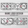 Custom Name Logo Design, Minimalist Logo, Name Logo SVG, Personalized ...