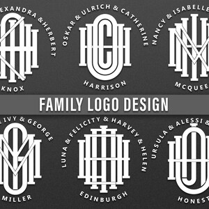 Family Logo Design, Name Logo Design, Family Names Logo SVG, Minimalist ...