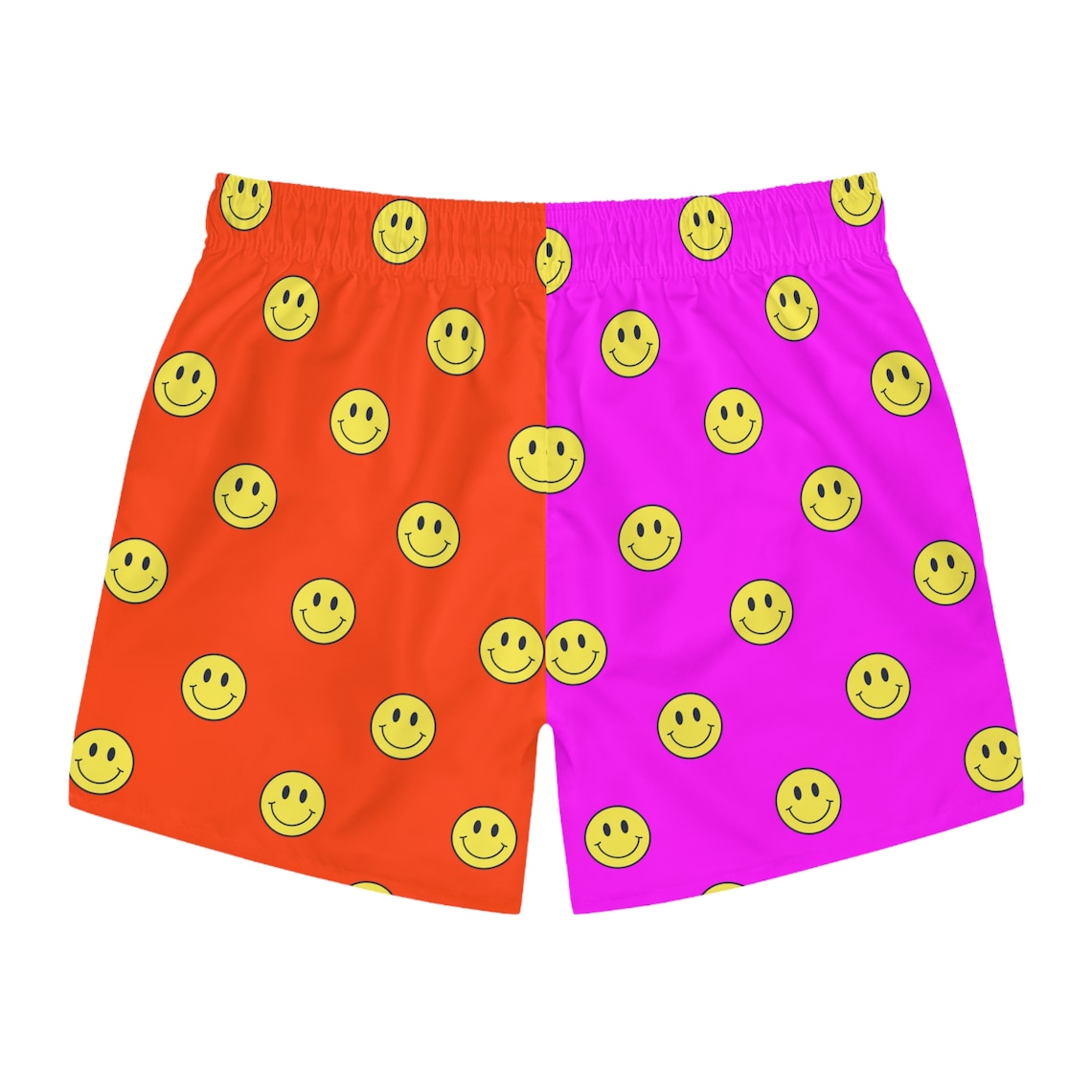 Happy Smiley Face Swim Trunks - Etsy