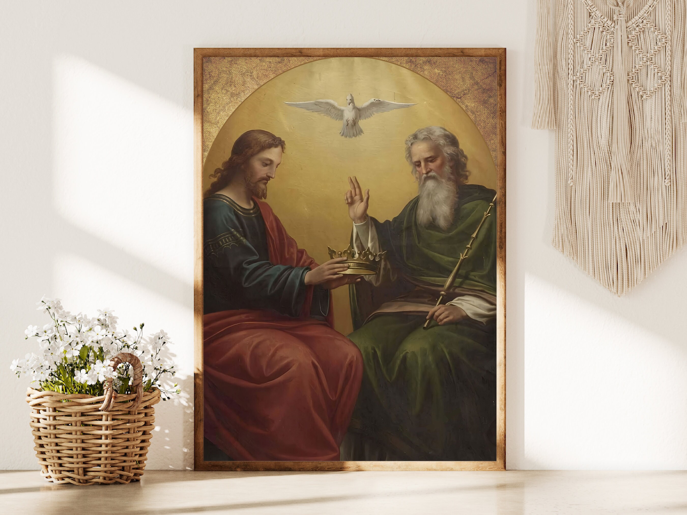 Holy Trinity PHYSICAL PRINT 5X7 or 8x10 Trinity by Max Furst - Etsy