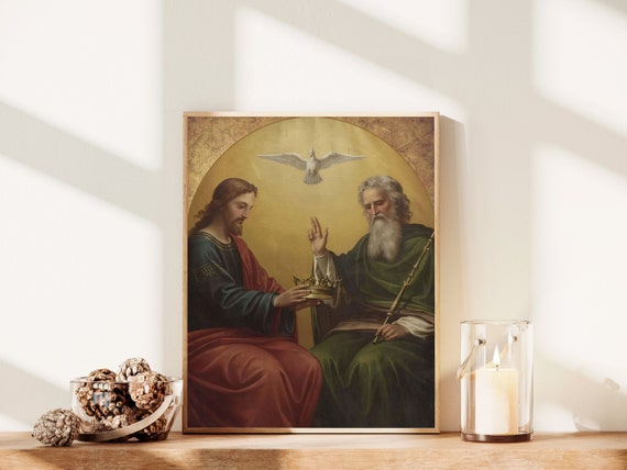 Holy Trinity PHYSICAL PRINT 5X7 or 8x10 Trinity by Max Furst - Etsy