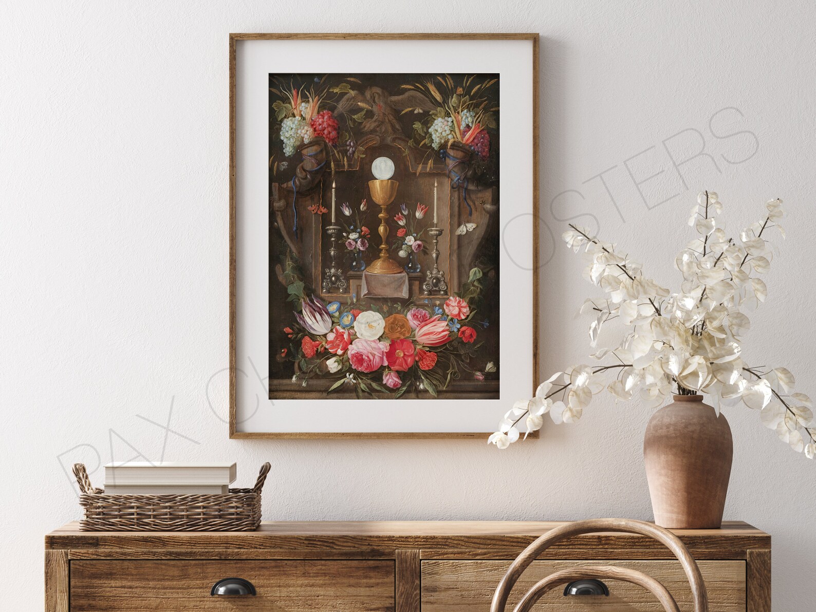 Altar Niche With Symbols of the Eucharist MATTE POSTER - Etsy