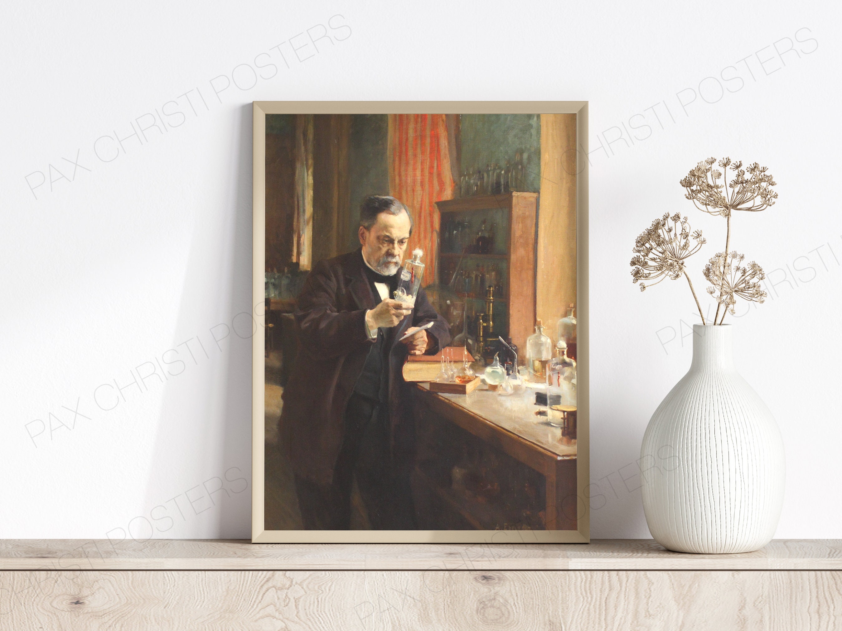 Catholic Scientist louis Pasteur by Albert Edelfelt DIGITAL PRINT ...