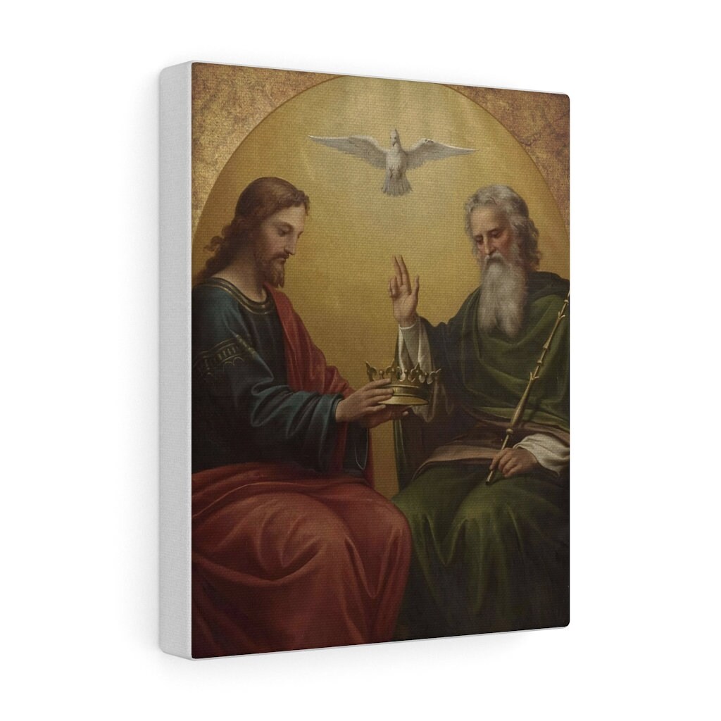 Holy Trinity CANVAS WRAP Trinity by Max Furst Catholic Wall Decor in ...