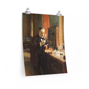 Catholic Scientist louis Pasteur by Albert Edelfelt MATTE POSTER ...