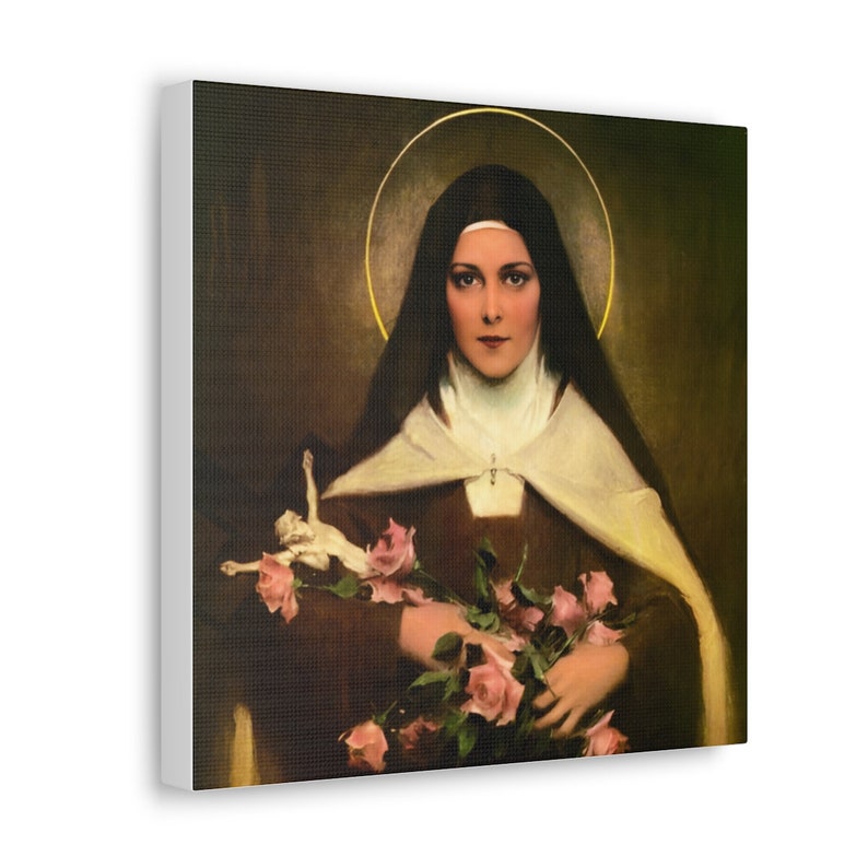 St. Therese of Lisieux CANVAS WRAP by Charles Bosseron - Etsy