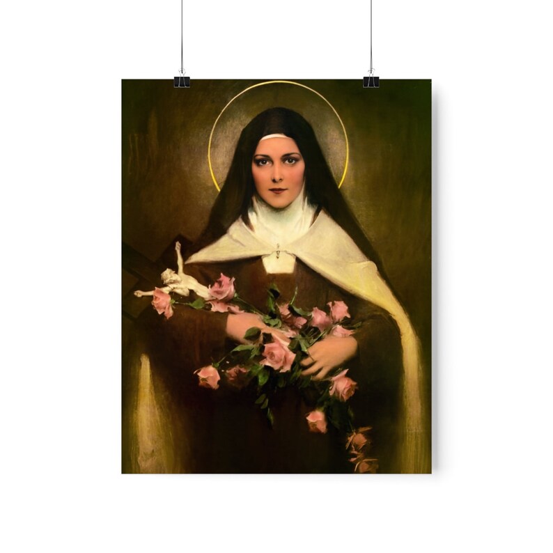 St. Therese of Lisieux MATTE POSTER by Charles Bosseron - Etsy