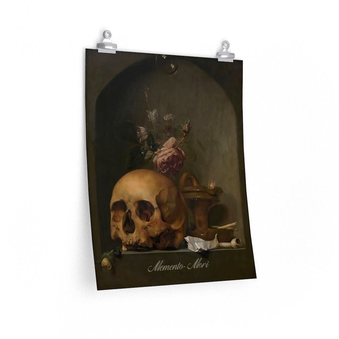 Memento Mori MATTE POSTER Vanitas by Hendrick Andriessen - Etsy