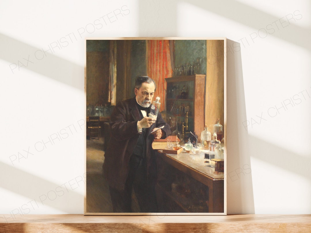 Catholic Scientist "louis Pasteur" by Albert Edelfelt MATTE POSTER ...